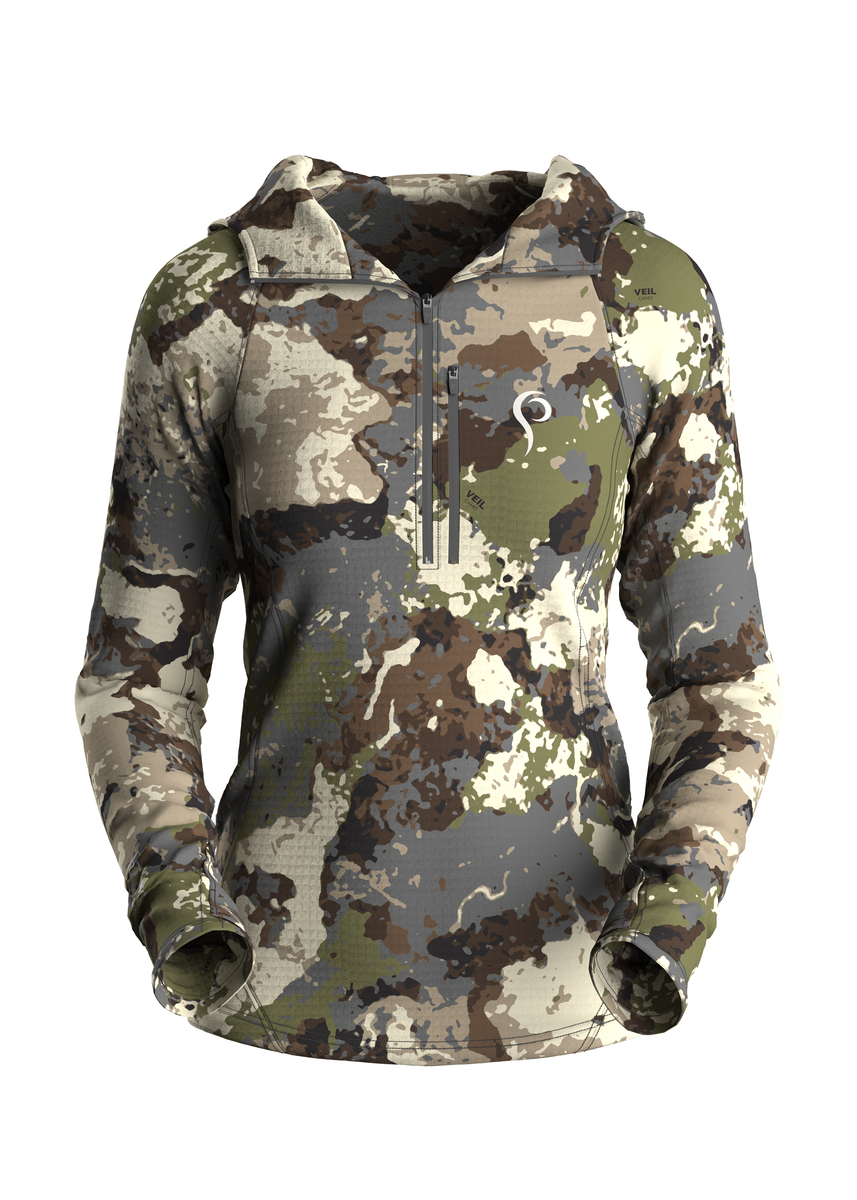 Tintri Grid-Fleece Hooded 1/2 Zip – Prois Hunting