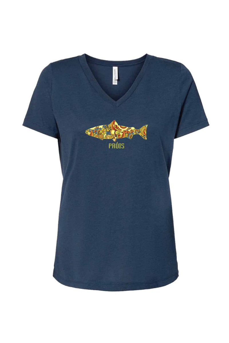 Vibe Fish V-neck Navy – Prois Hunting